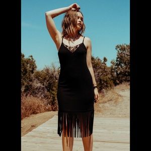 Vocal | Dresses | Vocal Fringe Dress Flirty Fun Black Beauty Restock ...